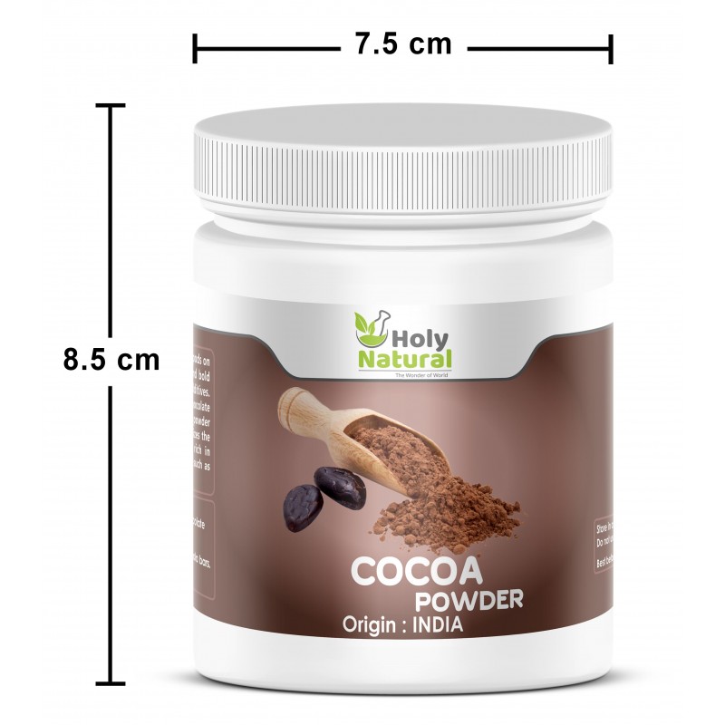 Cocoa Powder (100% Pure & Unsweetened, Dutched Processed)| Holy Natural